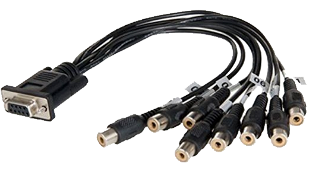 Replacement 8 Port Octopus cable for EH1008H, E1008 and iNV6 Series DVR ...