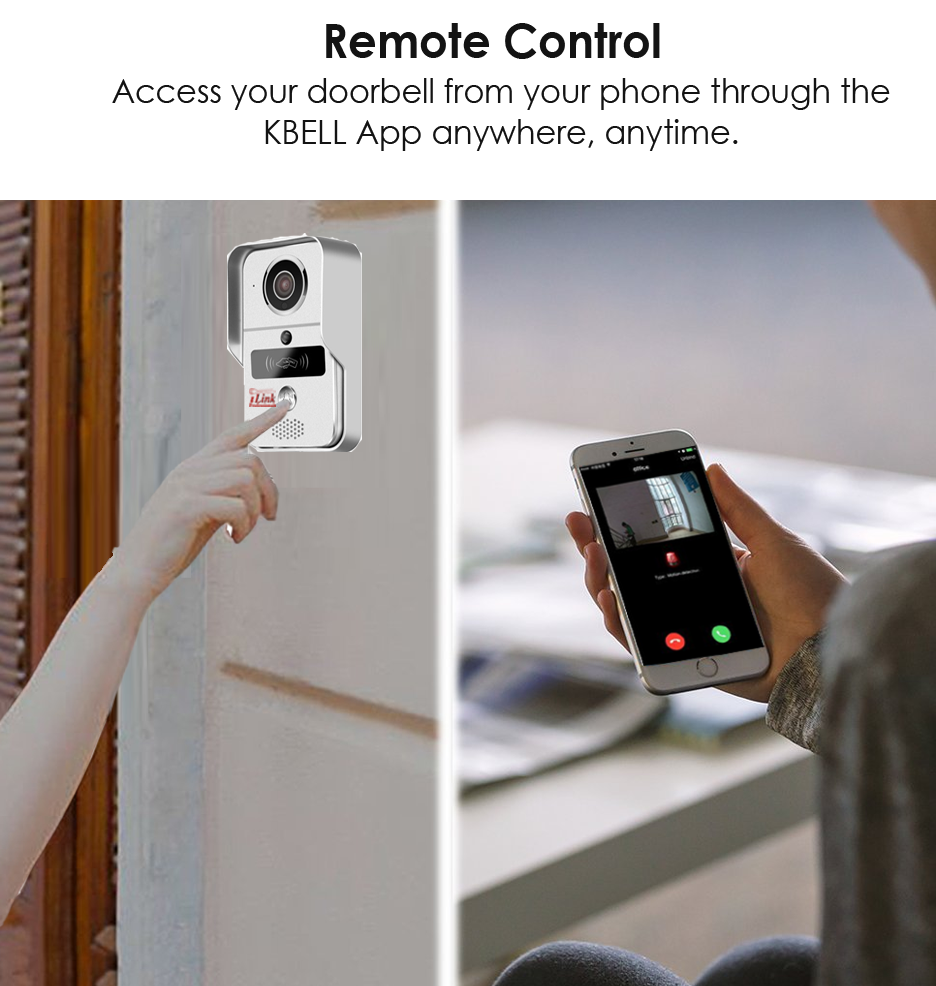 Wireless Smart Wi-Fi Doorbell with 720P HD Security Camera | Web Based ...